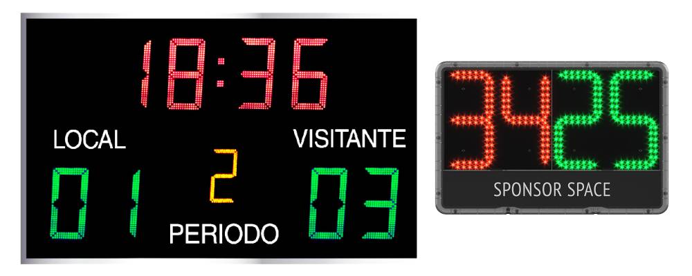 Marcadores Deportivos Led - Cronómetros 》 ⭐ - Ofertas