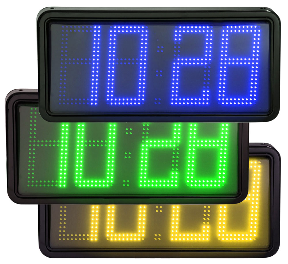 Reloj Led Exterior Hora Temperatura 》 ⭐ - Oferta